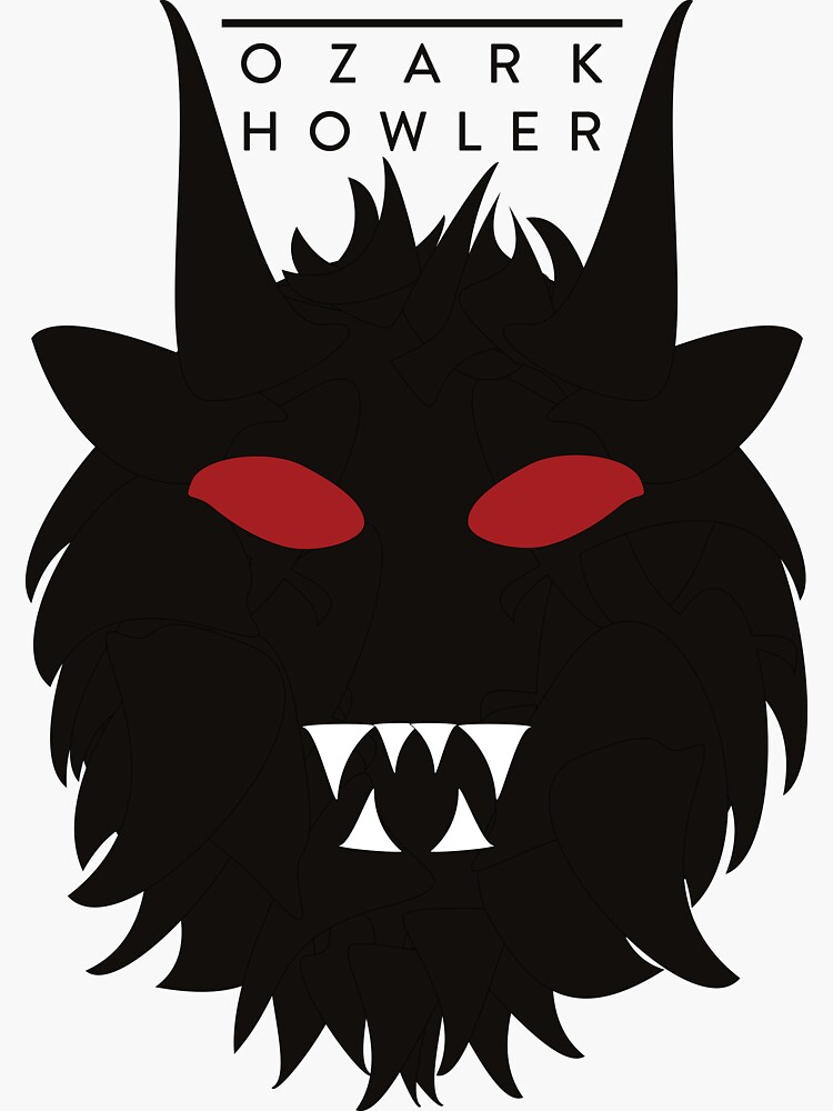 "Ozark Howler Head" Sticker for Sale by irregulargoods | Redbubble