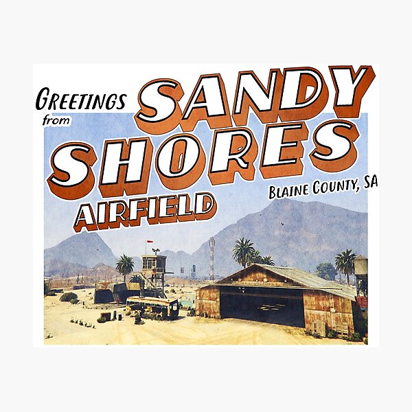 Sandy Shores Wall Art | Redbubble