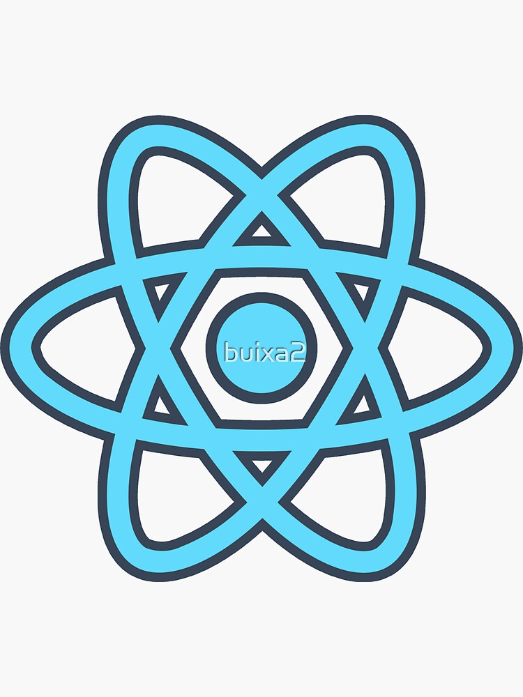 "React js javascript icon" Sticker for Sale by buixa2 | Redbubble