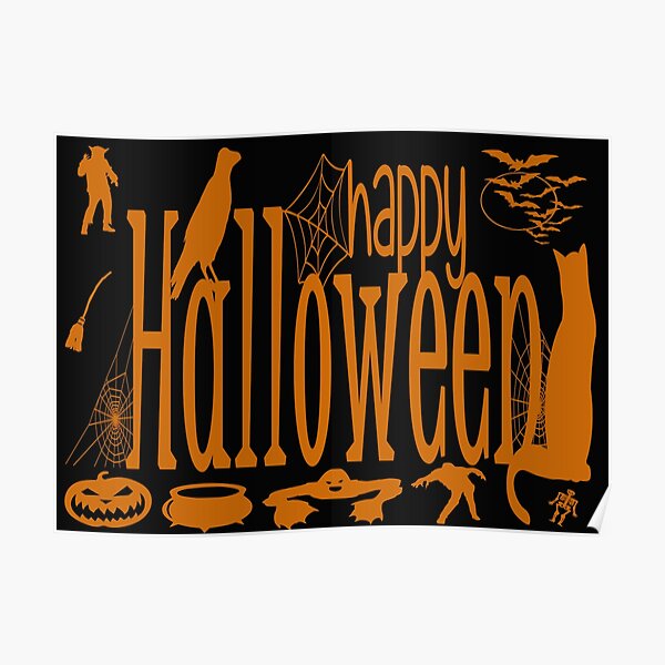 "Halloween Cat Meme" Poster by Fashimation20 | Redbubble