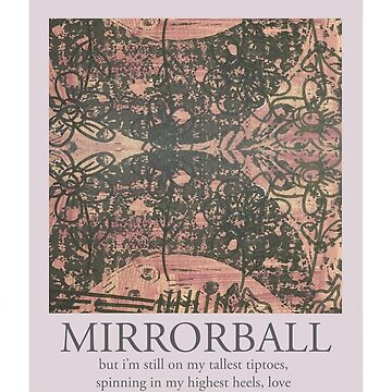 "Mirrorball - Taylor Swift - Folklore -" Poster for Sale by ...