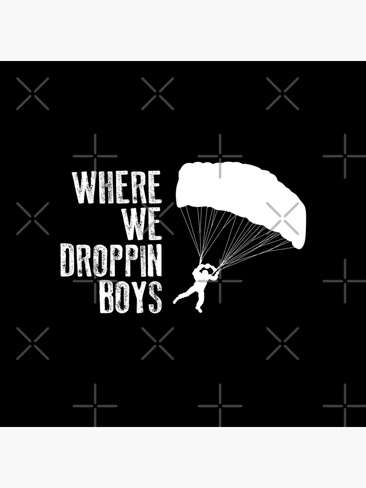 "Where We Dropping Boys Meme" Poster for Sale by JulianoZn97 | Redbubble