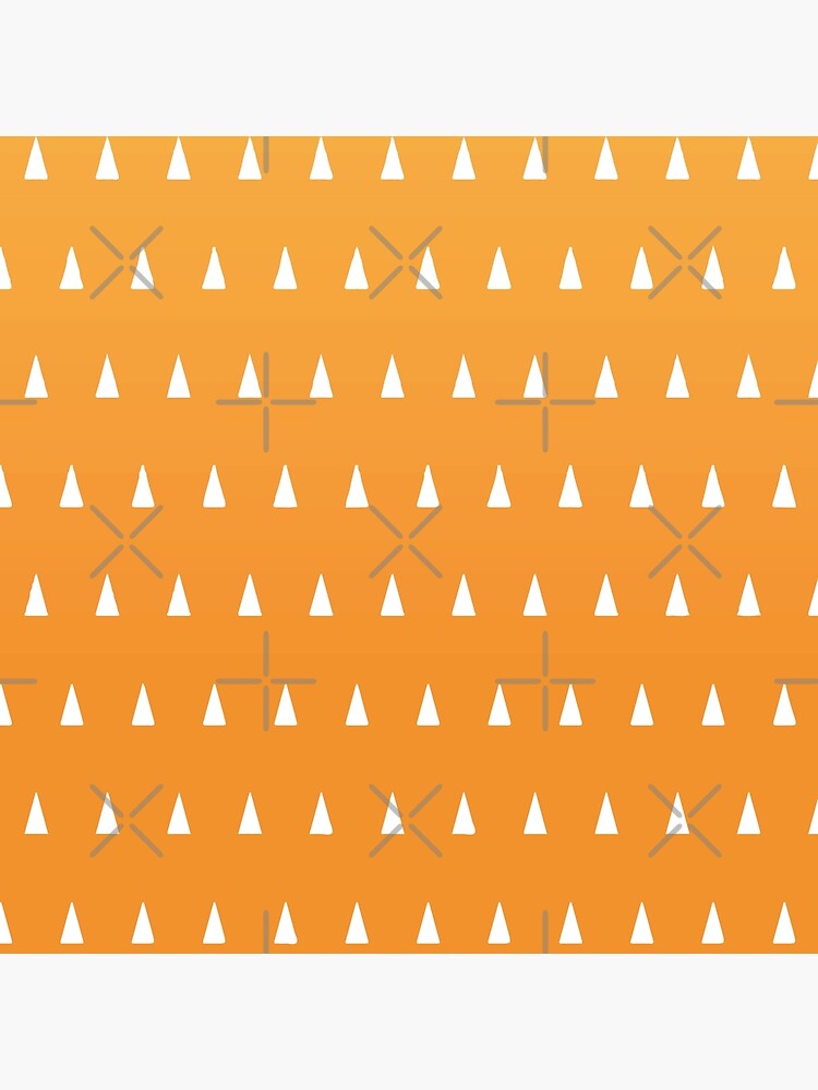 "Demon Slayer Zenitsu Haori Pattern" Poster by GTOLuffy | Redbubble