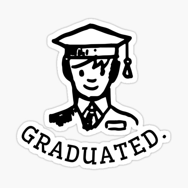 "Just Graduated" Sticker for Sale by KiRuMiDesigns | Redbubble