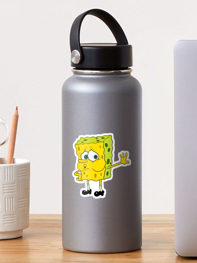 "spongebob out of breath meme" Sticker for Sale by mariamcchicken ...
