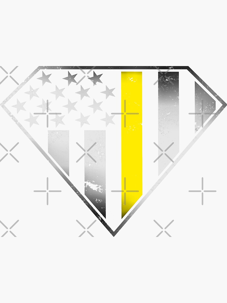 "Thin Yellow Line Dispatchers Flag - Super Dispatcher Shield - Super ...