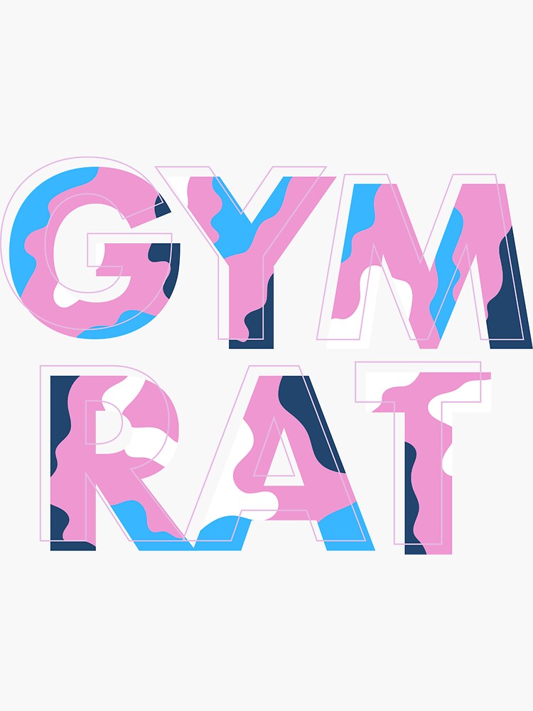 "Gym Rat Exercise Bodybuilding Fitness Workout Healthy Lifting Design ...