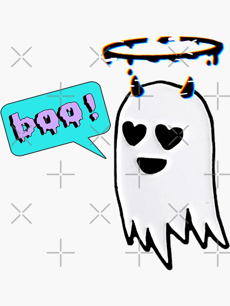 "Boo-ghost" Sticker for Sale by ShotsByRebekah | Redbubble