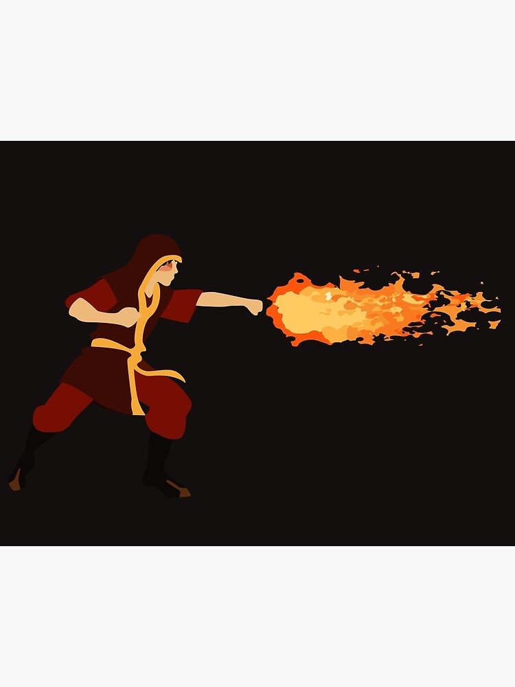 "Zuko Firebending from Avatar the Last Airbender" Art Print by ...