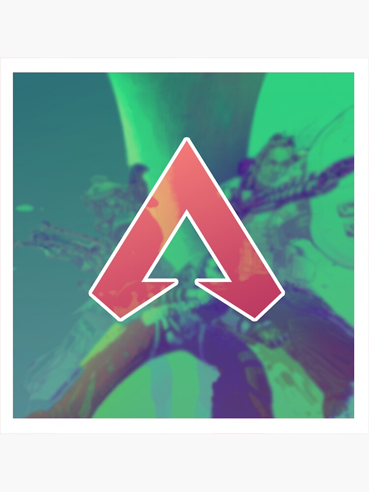 "Green Apex Legends Frame Logo" Sticker by hecomaister | Redbubble