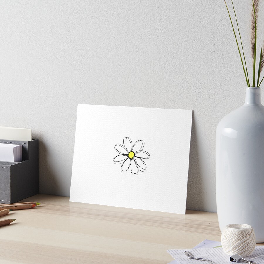 "Daisy doodle" Sticker for Sale by ArtsyPlace | Redbubble