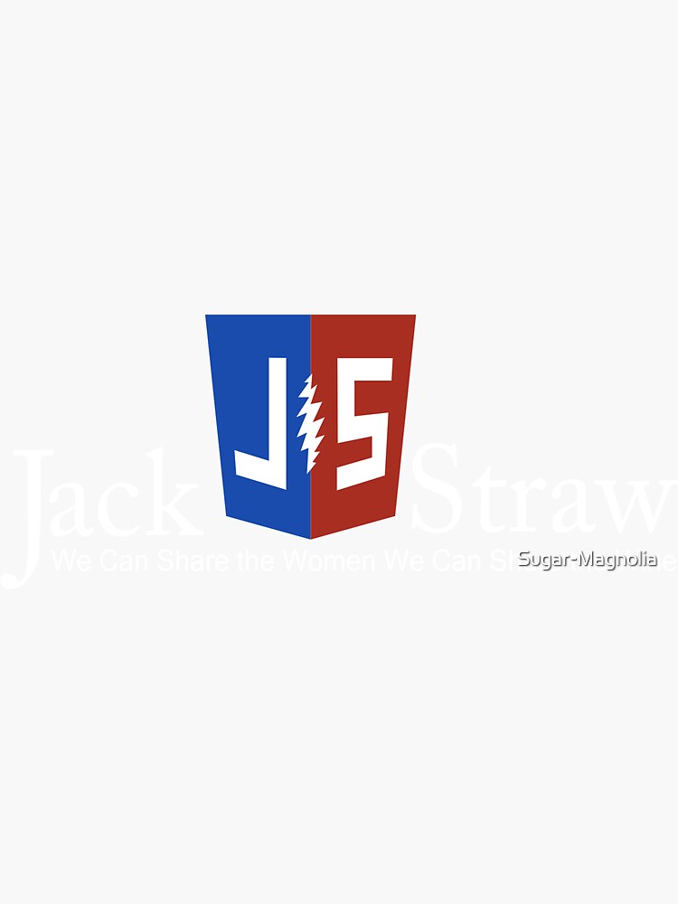 "Jack Straw" Sticker for Sale by Sugar-Magnolia | Redbubble