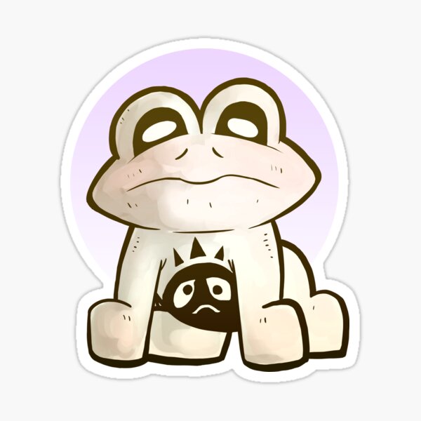 "Undertale Froggit" Sticker for Sale by CherryCloudsArt | Redbubble
