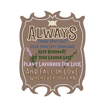 "Practical Magic print" Sticker for Sale by Tst1901 | Redbubble