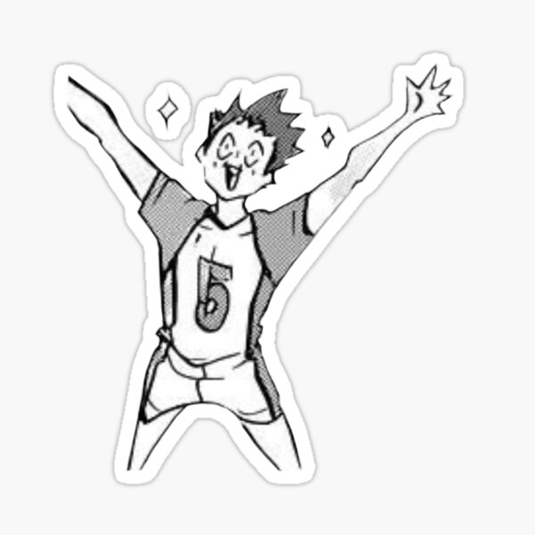 "Haikyuu Tendou" Sticker by yoonaj | Redbubble