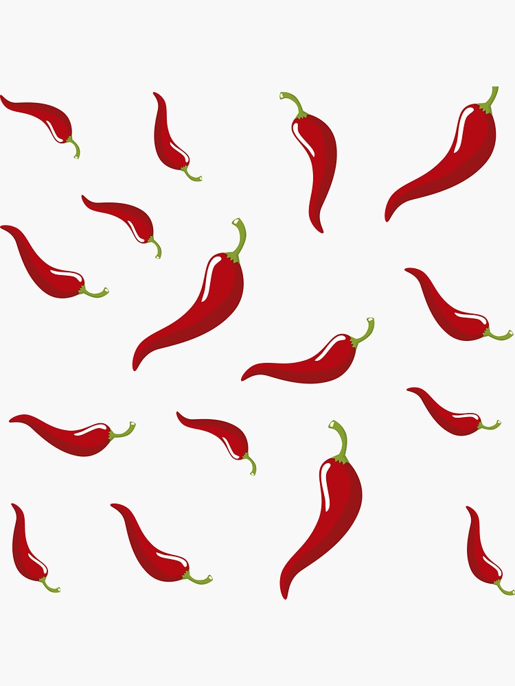"Chilli Stickers Pack" Sticker by mischellero | Redbubble