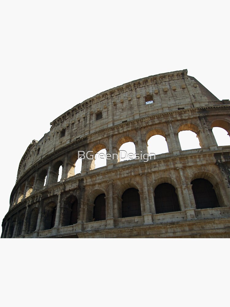 "Rome Colosseum" Sticker by BGreenDesign | Redbubble