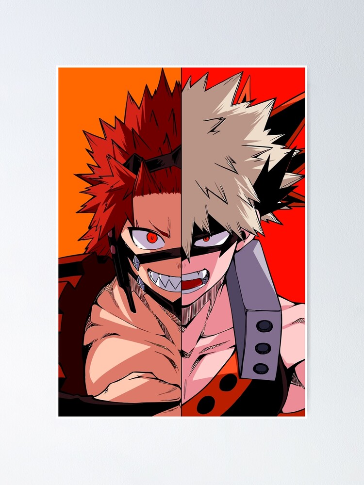 Póster «Bakugou y Kirishima» de luc-maas101 | Redbubble