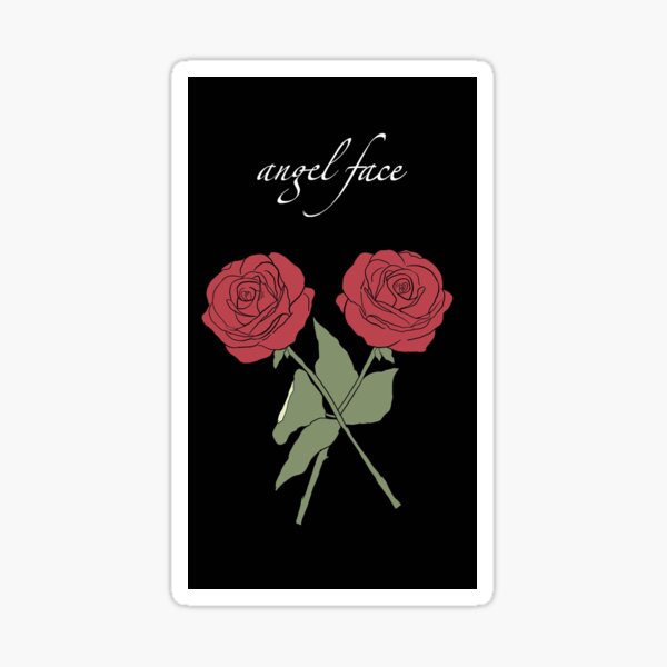 "Angel Face" Sticker by lonelyvengeance | Redbubble