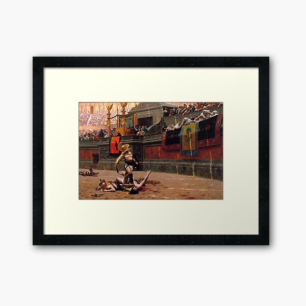 "Pollice Verso - Jean-Leon Gerome - 1872" Framed Art Print for Sale by ...