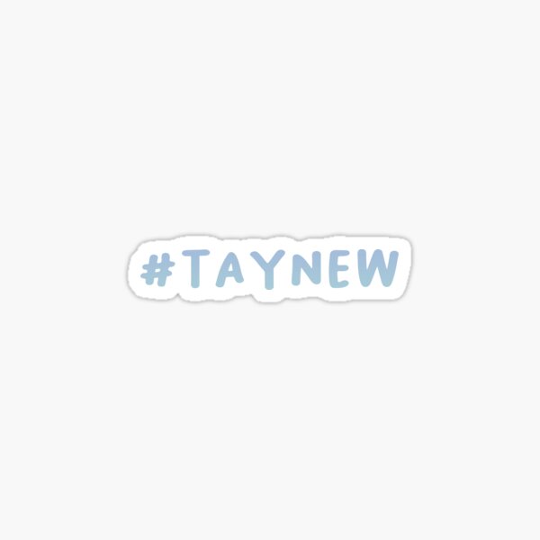 "TAYNEW DARK BLUE KISS TAY NEW PETE KAO PETEKAO GMMTV THAI BL" Sticker ...
