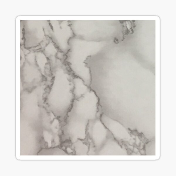 "White Marble " Sticker for Sale by pbear20 | Redbubble