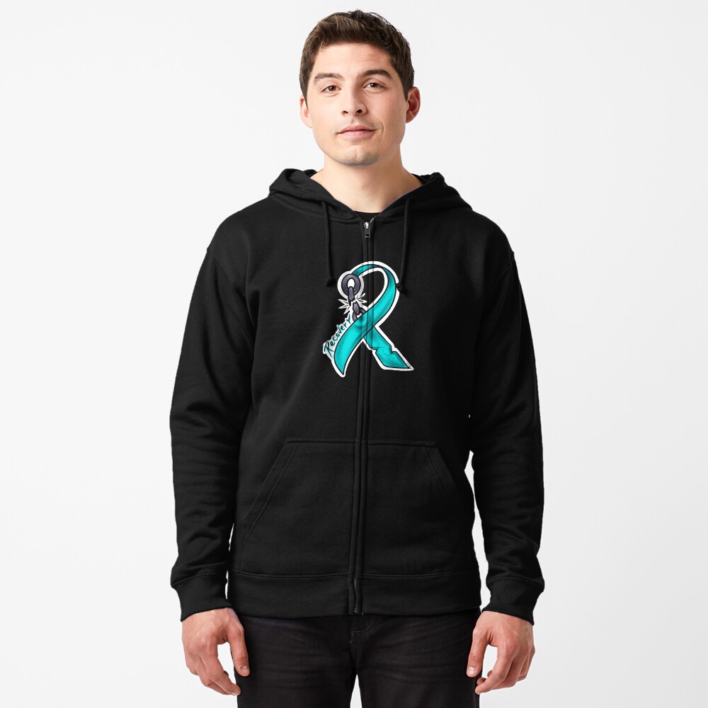 "Teal addiction recovery ribbon " Art Print for Sale by Chillateez ...