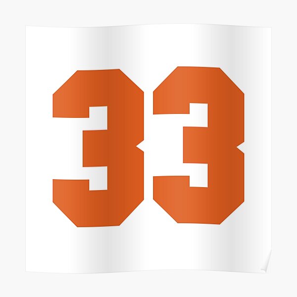 Number 33 Basketball Posters | Redbubble