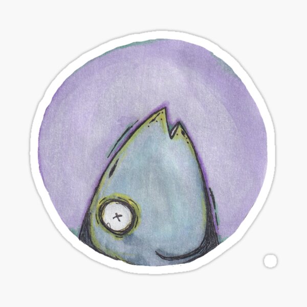 "DEAD FISH " Sticker for Sale by OneStopFishShop | Redbubble