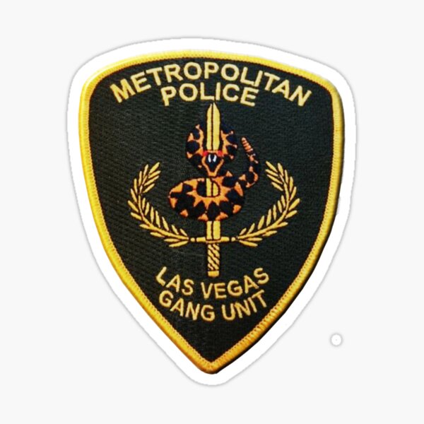 Las Vegas Metro Gang Unit Sticker For Sale By Lawrencebaird Redbubble