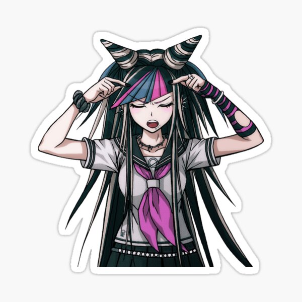 "Ibuki Mioda Thinking" Sticker for Sale by DennyG1998 | Redbubble