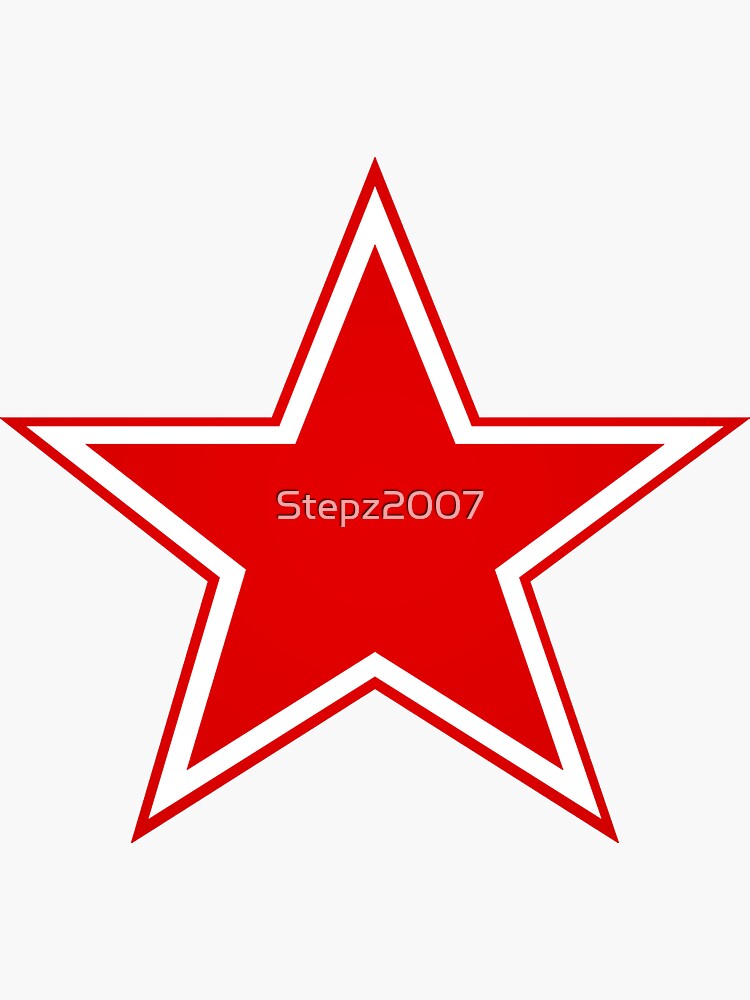 "Russian Star" Sticker for Sale by Stepz2007 | Redbubble
