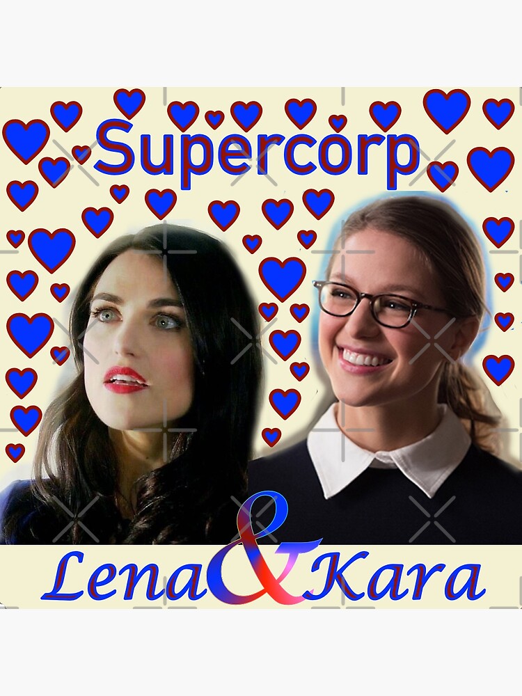"Supercorp in Love" Sticker for Sale by kaleidescopes | Redbubble