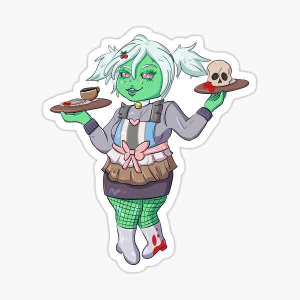 "Sugar chibi (bloody)" Sticker for Sale by UsagiDesigns | Redbubble