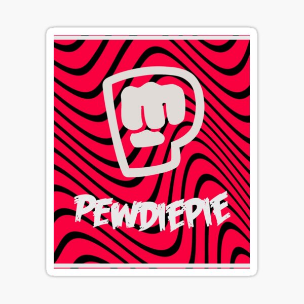 Pewdiepie Pattern Stickers | Redbubble