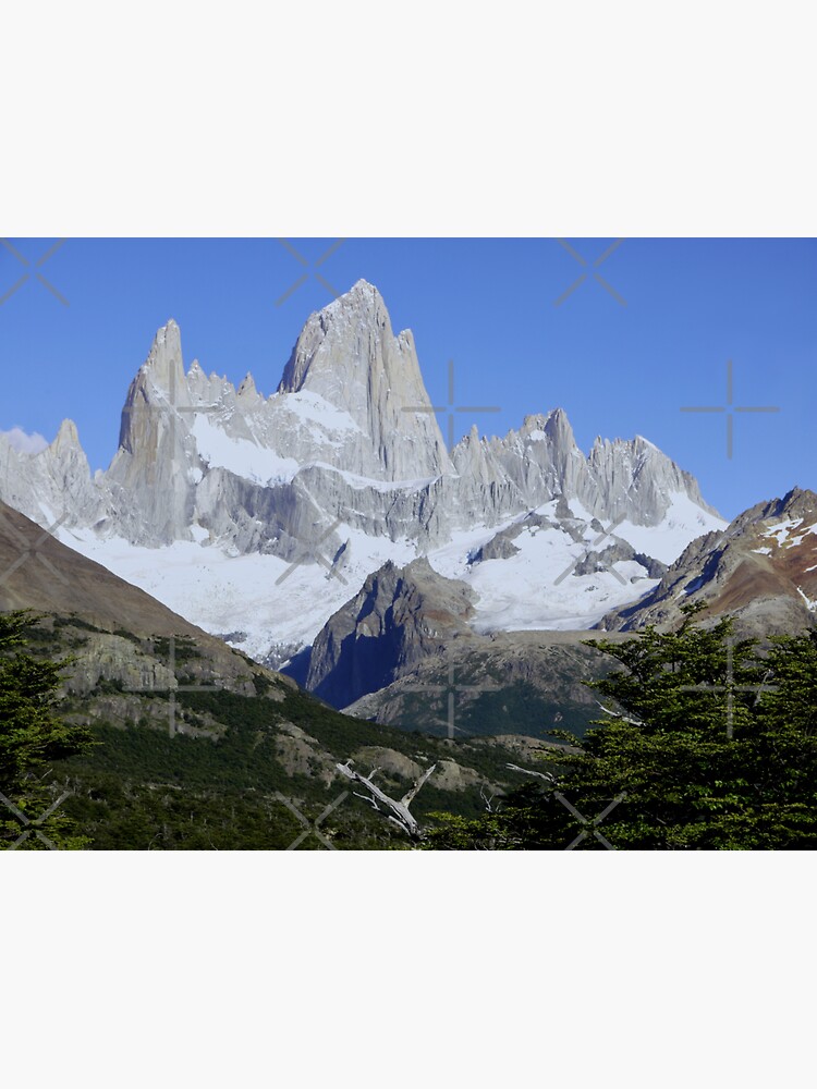 "Nearing the summit of Mt Fitz Roy" Sticker for Sale by stevepaint ...