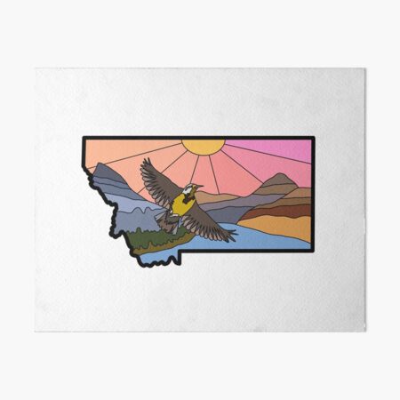 "Montana State Symbol" Art Board Print by lornebean | Redbubble