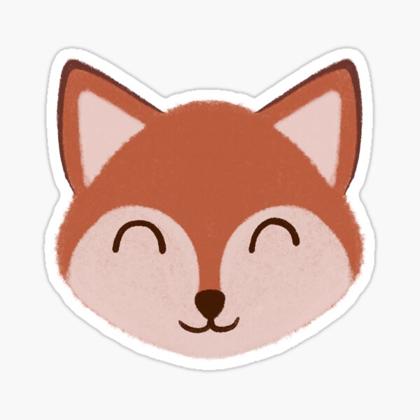 "Fox" Sticker by LittleCreydoh | Redbubble
