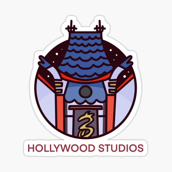 "Hollywood Studios Icon" Sticker for Sale by Augscord | Redbubble
