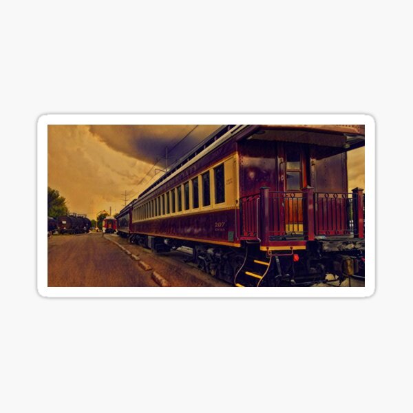 "Vintage Trains" Sticker by TheRoseAsylum | Redbubble