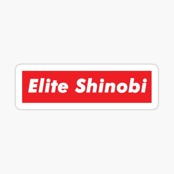 "Elite Shinobi" Sticker for Sale by Alarasboy | Redbubble