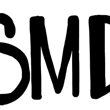 "SMD" Sticker for Sale by Ellison Kohlbeck | Redbubble