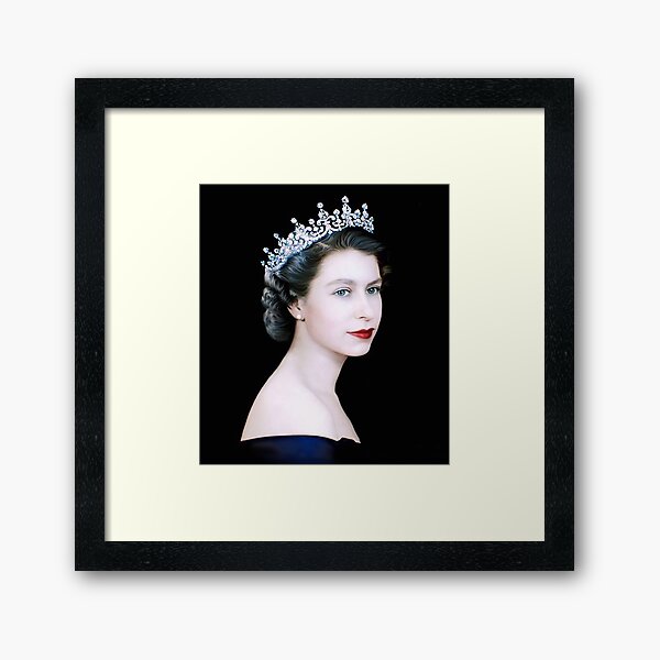 Queen Elizabeth Ii Framed Prints | Redbubble