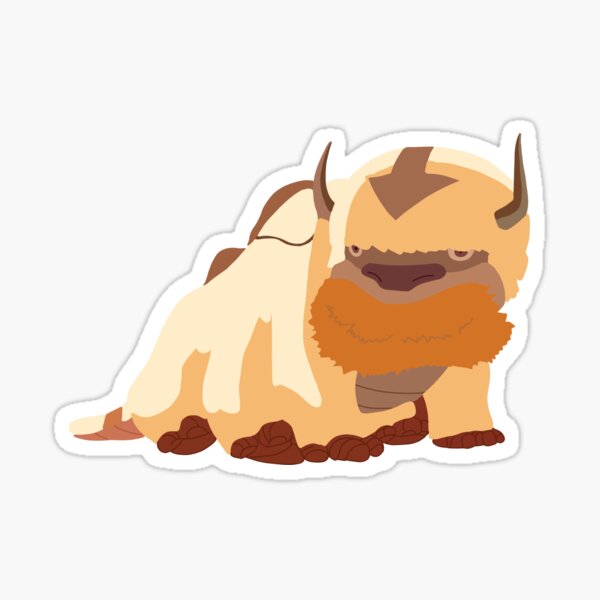 "appa eating hay" Sticker for Sale by artandadeline | Redbubble
