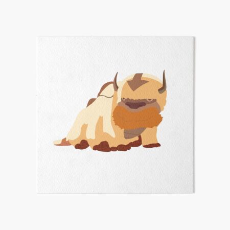 "appa eating hay" Art Board Print by artandadeline | Redbubble