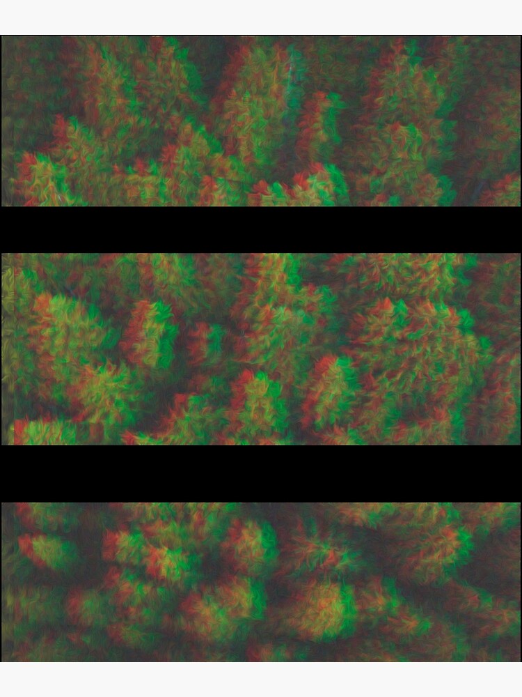 "Glitch Pine trees " Poster by Arva-Designs | Redbubble