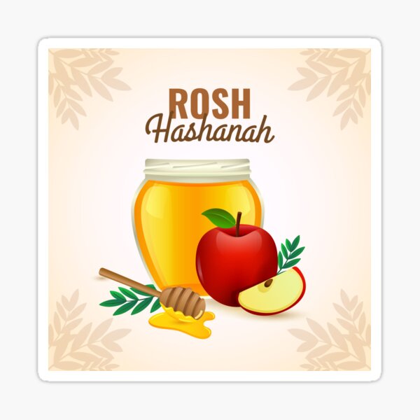"Rosh hashanah" Sticker for Sale by Alwaysxray | Redbubble