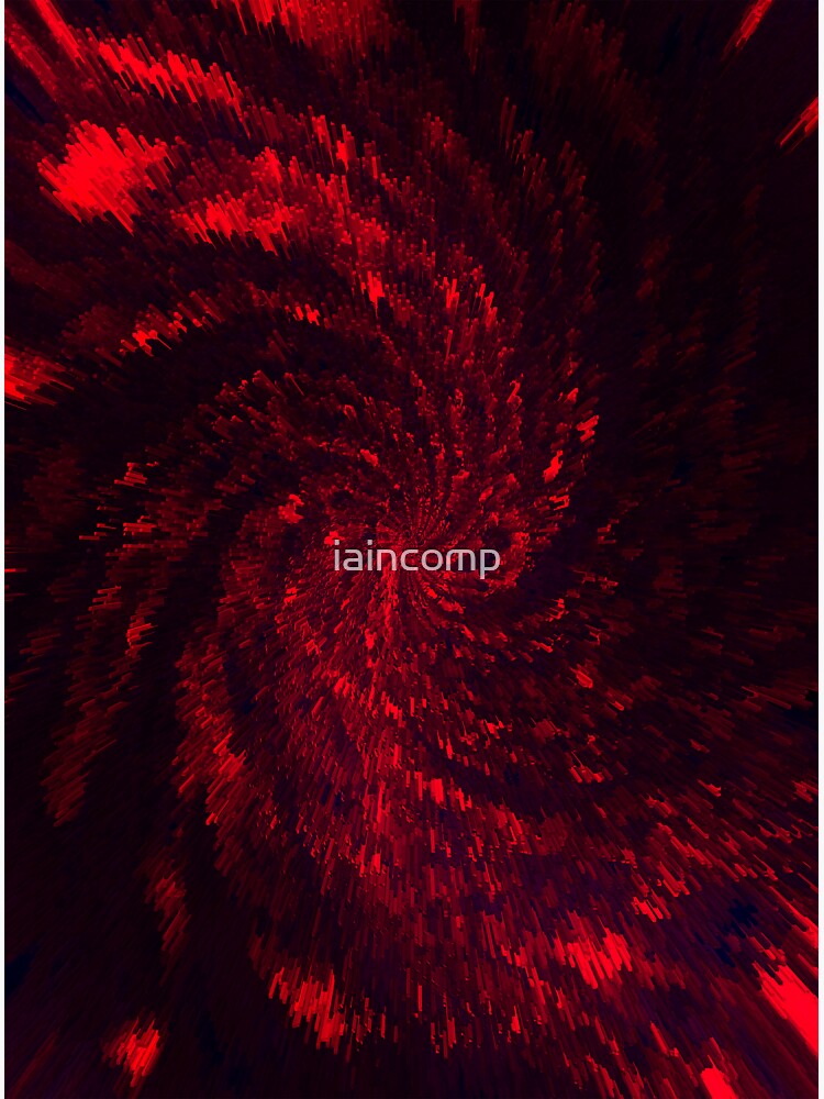 "Aesthetic 3D Trippy Red Melting Art - Psychedelic " Sticker for Sale ...