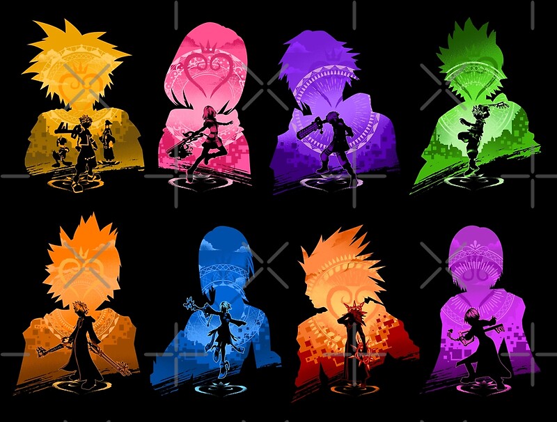 "Kingdom Hearts Set" by Hypertwenty Designs | Redbubble