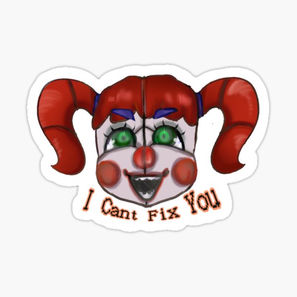 "Circus Baby" Sticker for Sale by IvyPlants | Redbubble